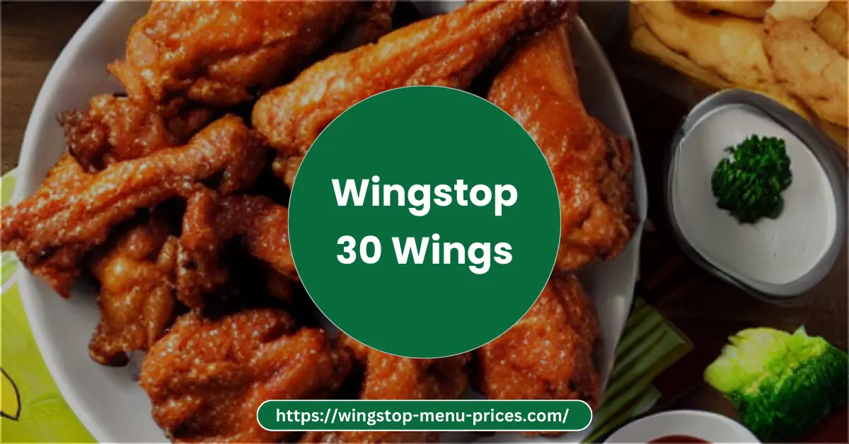 Wingstop 30 Wings Price