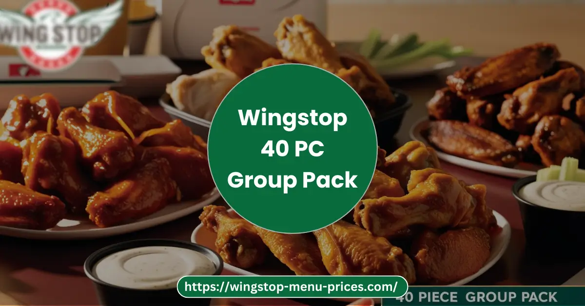 Wingstop 40 PC Group Pack Price
