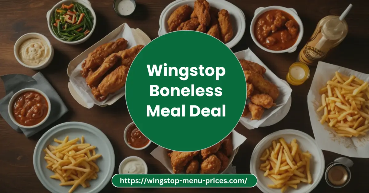 Wingstop Boneless Meal Deal Price (July 2025)